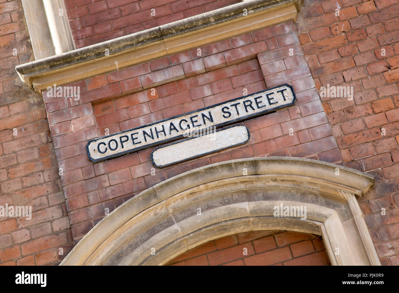 Copenhagen Street Sign, Worcester; England; UK Stock Photo - Alamy