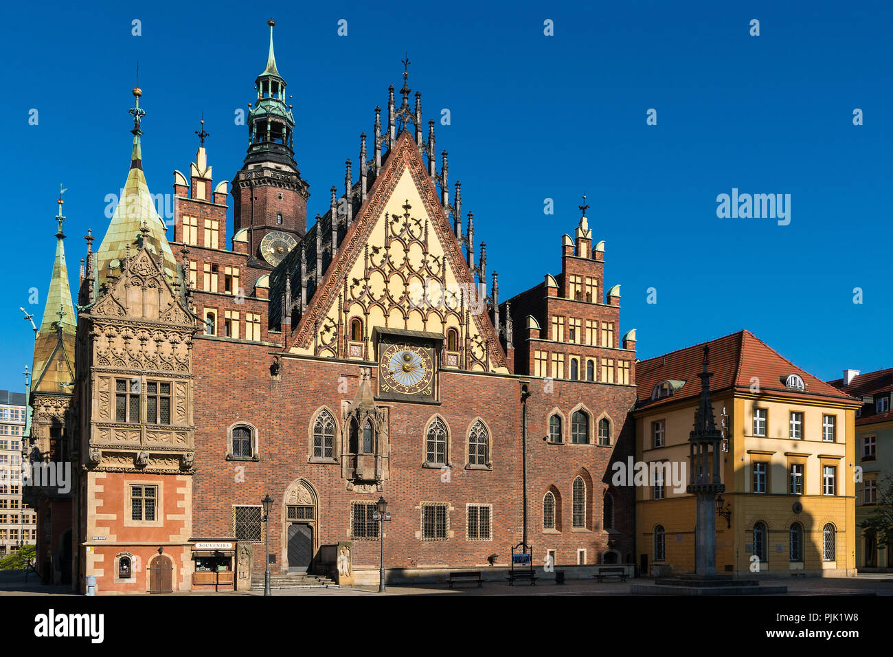 Poland, Wroclaw, old town, Rynek, old town Hall, Stary Ratusz Stock ...