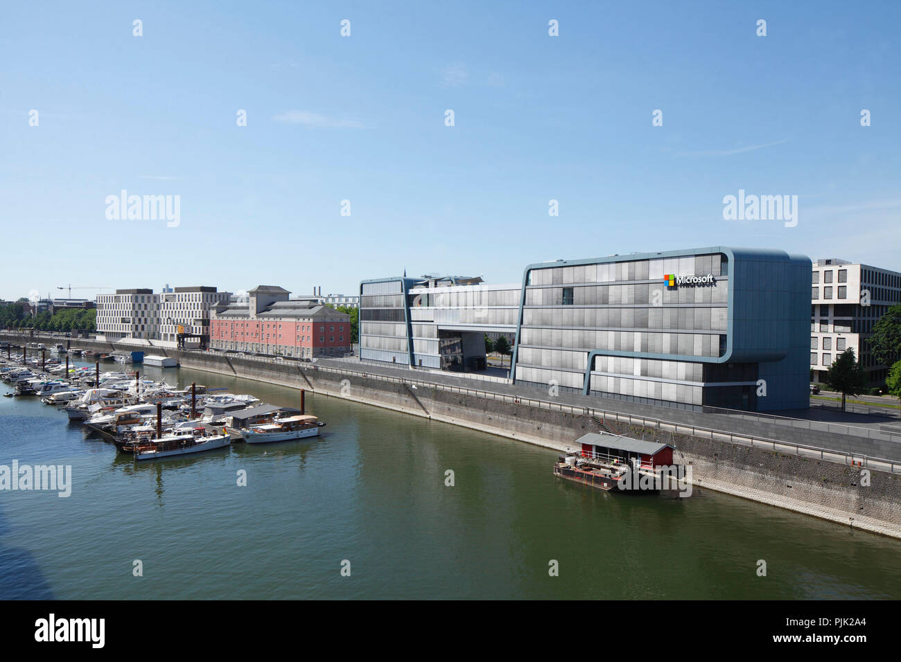 Office building RheinauArtOffice in Rheinauhafen, Microsoft, Cologne ...