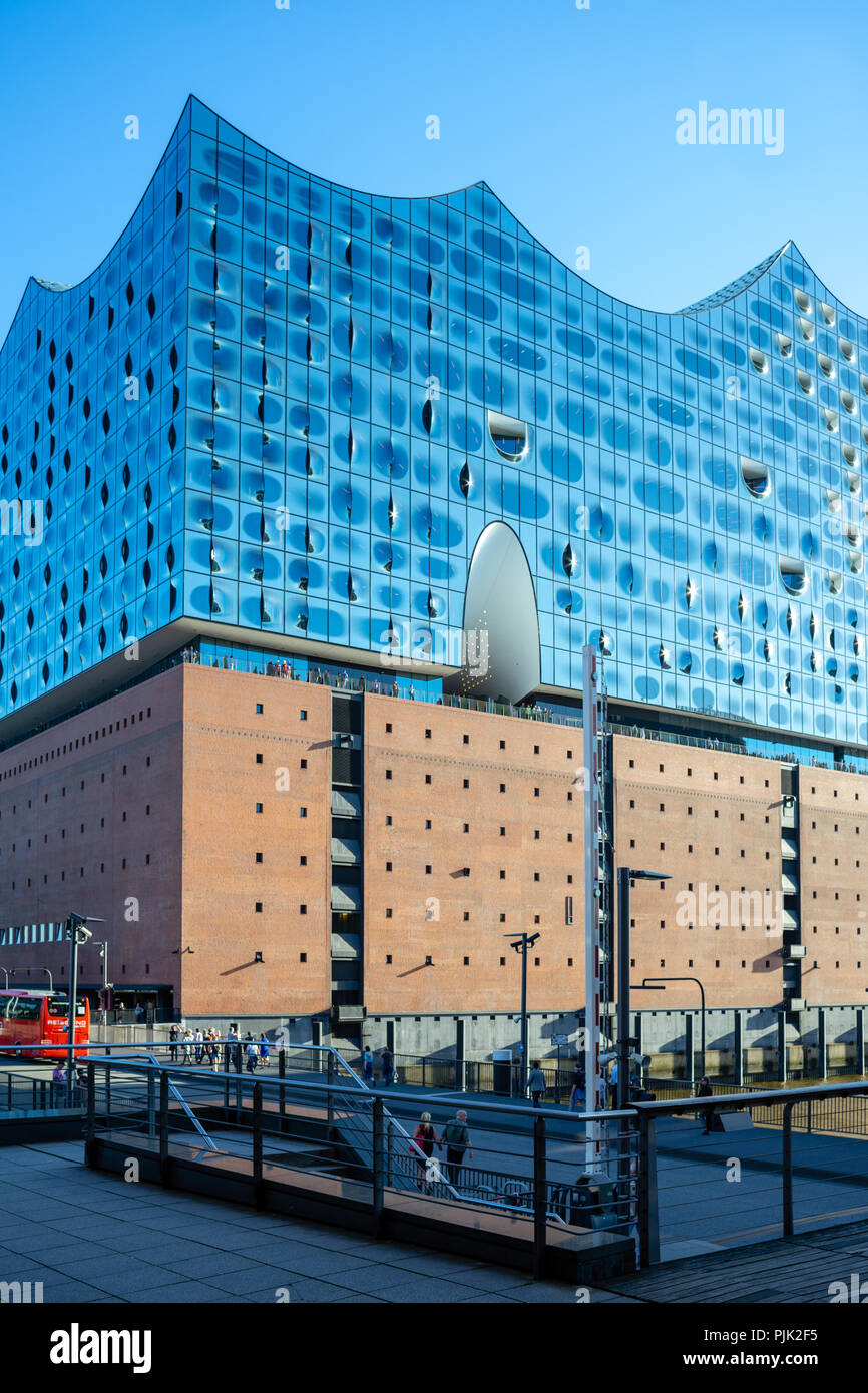 Elbphilharmonie with hafencity hi-res stock photography and images - Alamy
