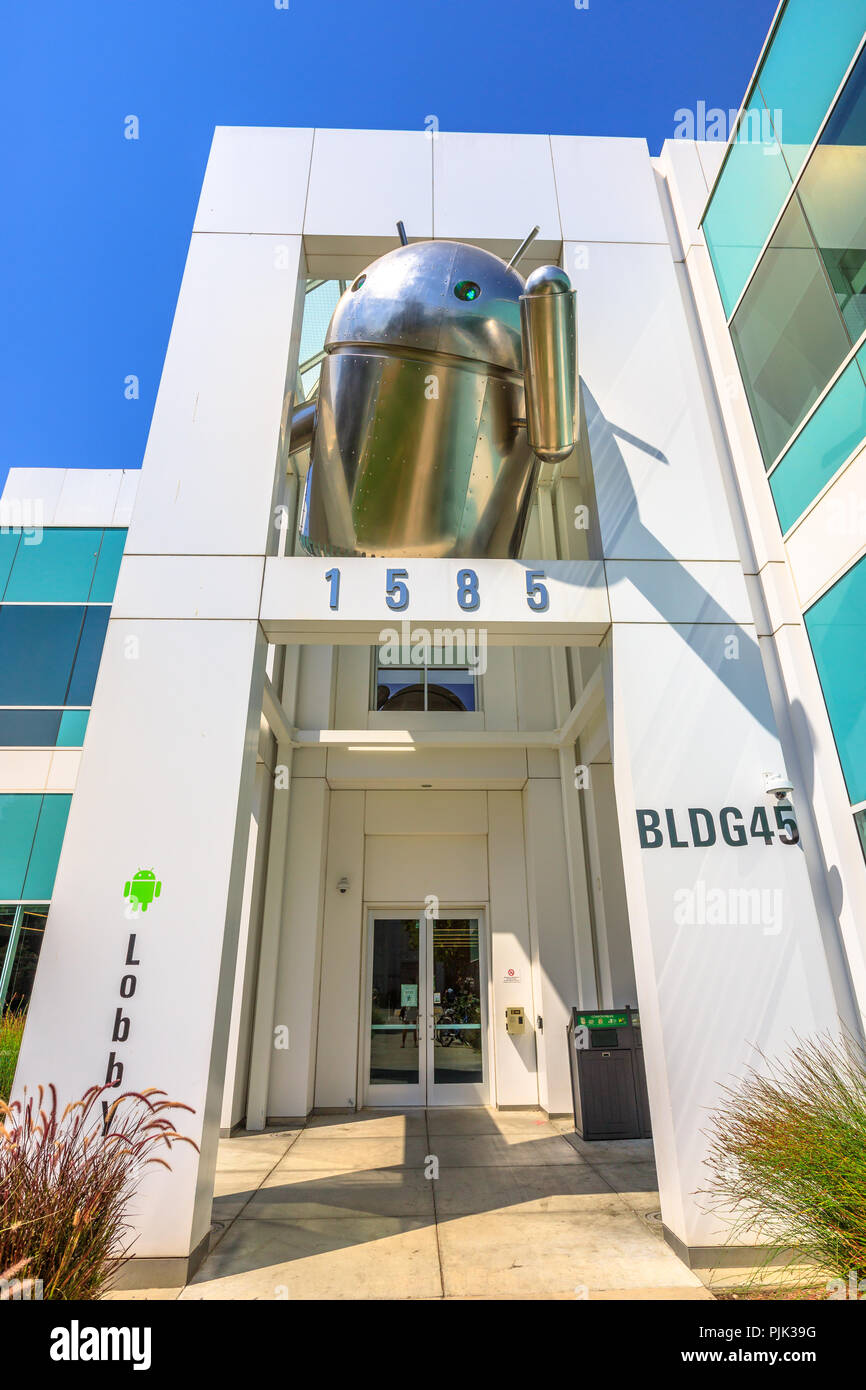 Google headquarters googleplex silicon valley hi-res stock photography ...