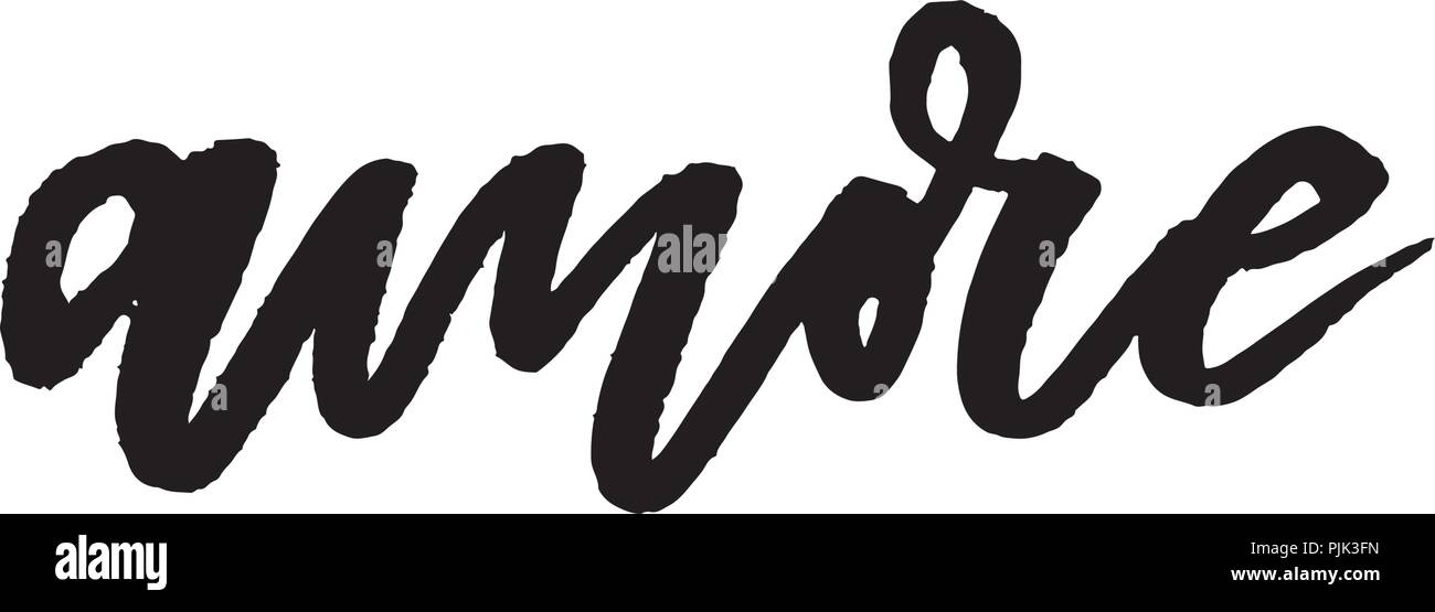 slogan amore phrase graphic vector Print Fashion lettering Stock Vector ...