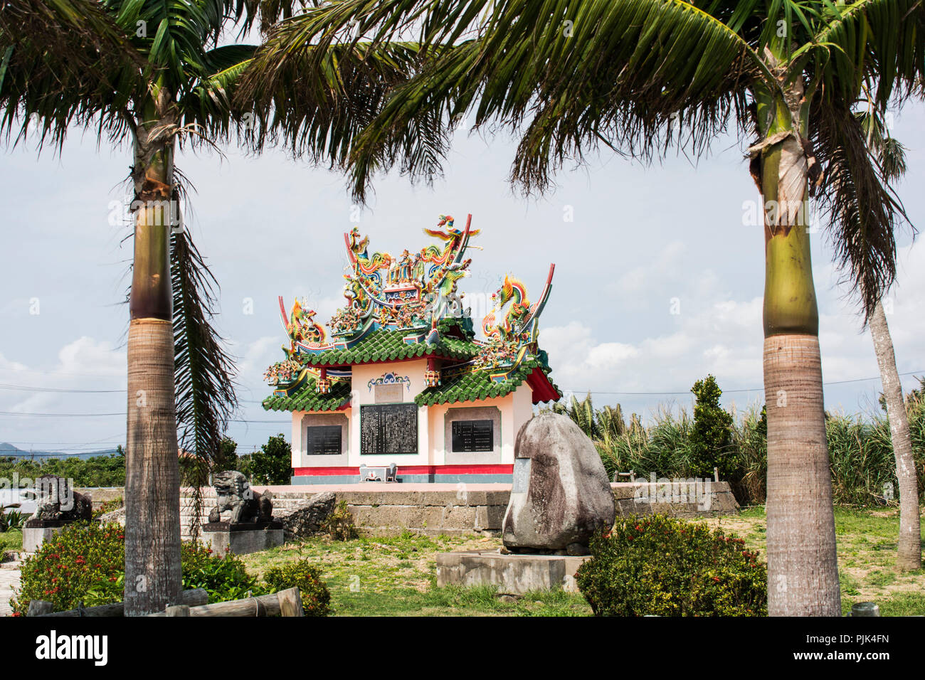 Tomb of Tojin-baka of Ishigaki in Japan Stock Photo - Alamy