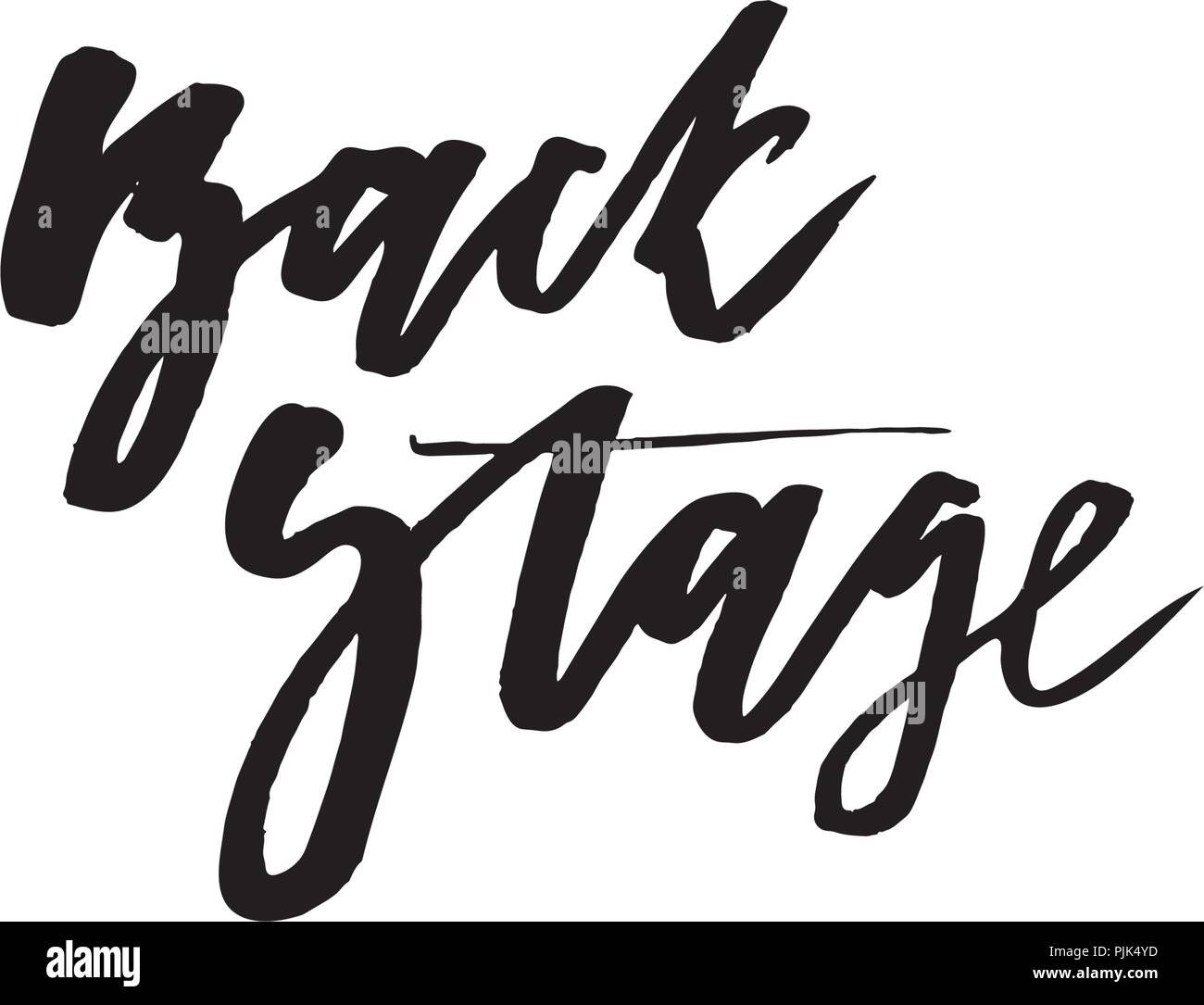 Girl backstage Stock Vector Images - Alamy