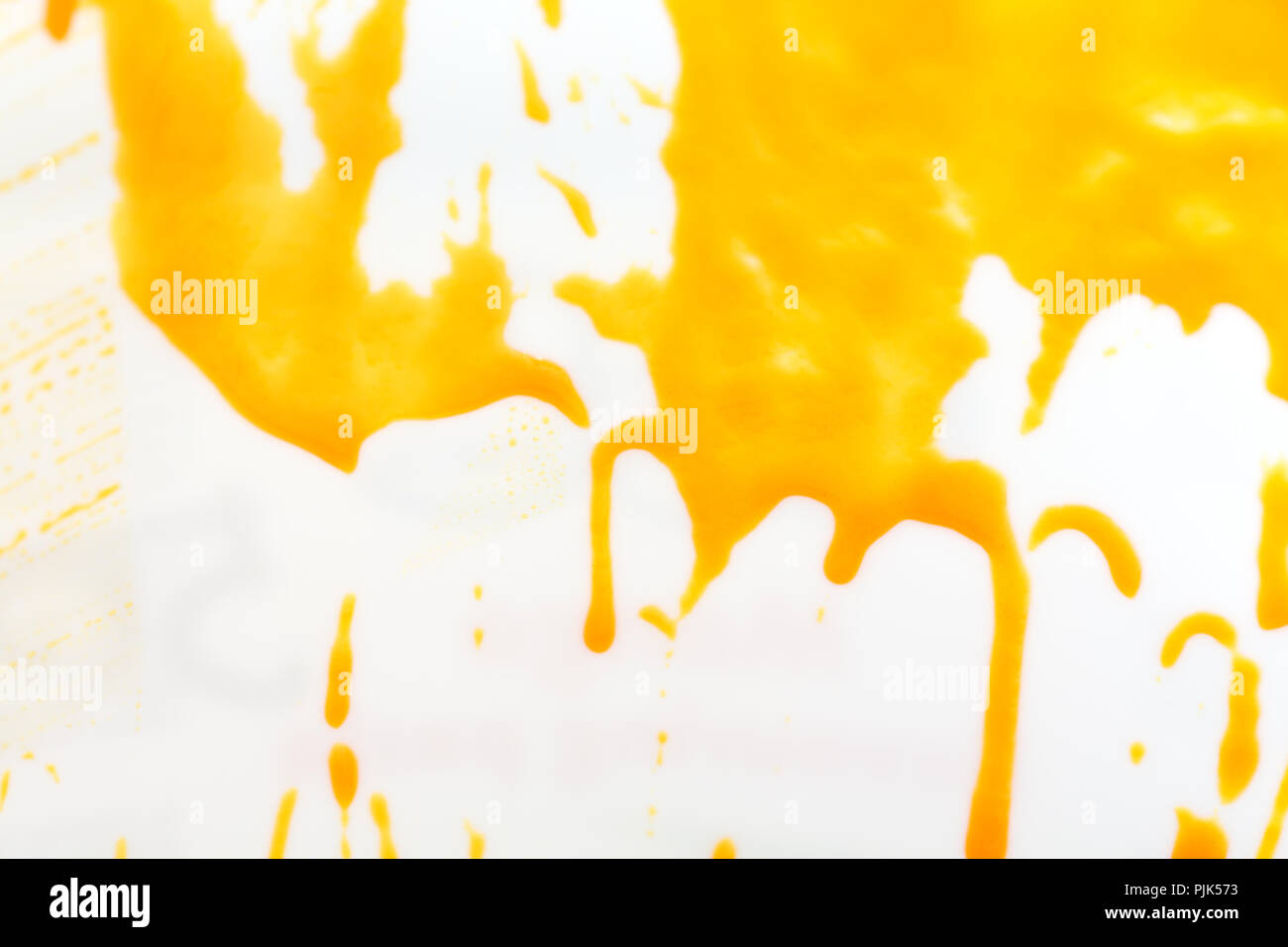 Apricot jam spots isolated on white background Stock Photo - Alamy