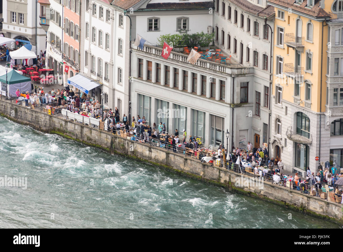 Spring Festival on the Reuss, Lucerne, Lake Lucerne, Canton Lucerne ...
