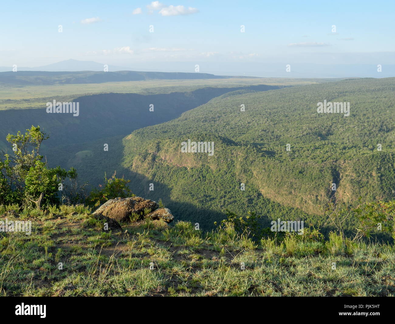 Volcanic crater at Mount Suswa, Rift Valley,Kenya Stock Photo - Alamy