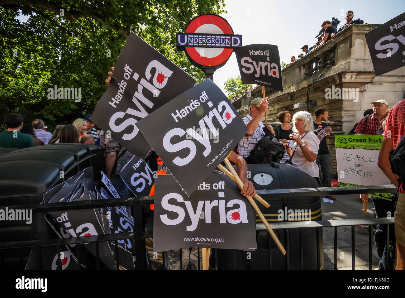 Anti-war protest march in London over western military intervention in ...