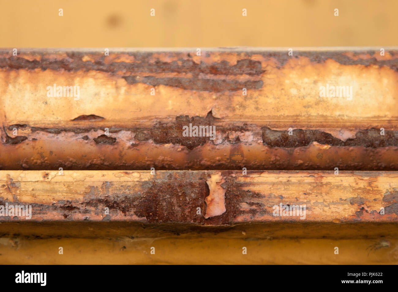 Rusted metal close up texture. Old Paint and decayed metal Stock Photo ...