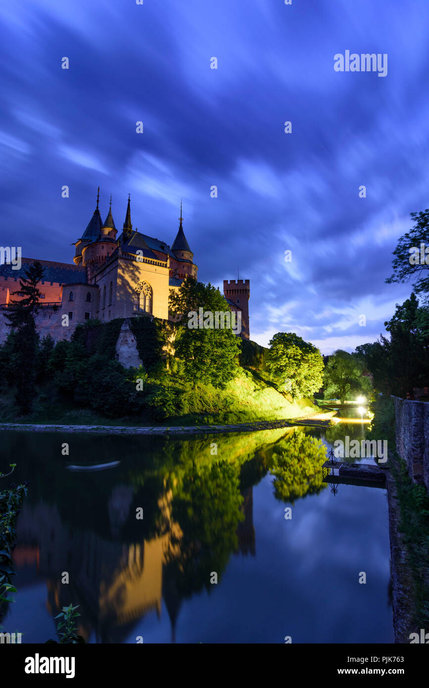 Bojnice castle night bojnice slovakia hi-res stock photography and ...