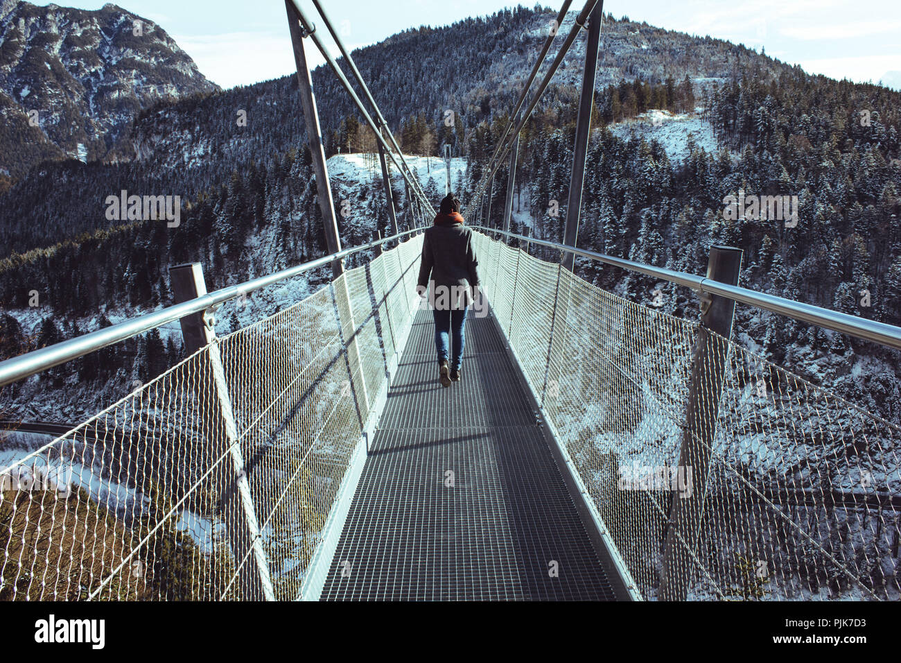 Austria, Tyrol, Reutte, Highline179 Stock Photo - Alamy