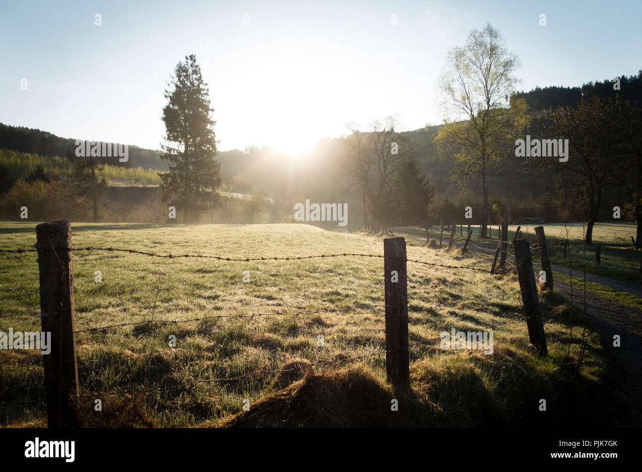 Springtime, Hochsauerland, Sauerland, North Rhine-Westphalia, Germany ...