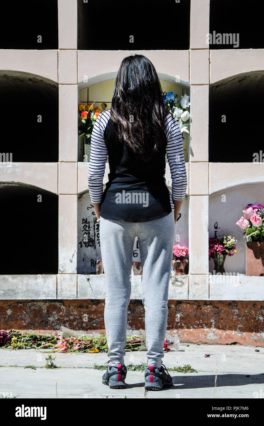 Young sad christian woman praying hi-res stock photography and images ...