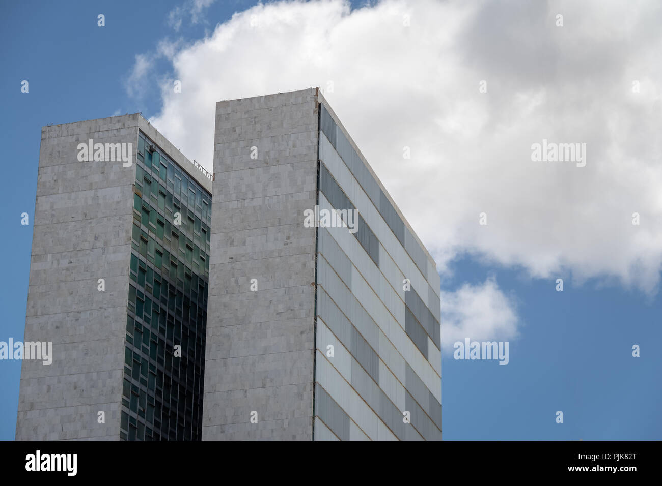 Detail of Brazilian National Congress - Brasilia, Distrito Federal ...