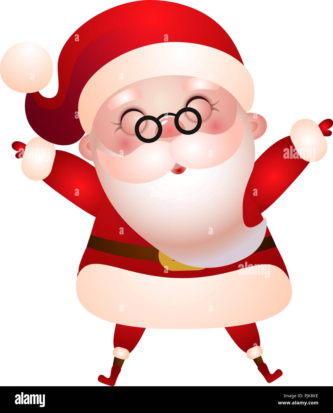 Illustration of old Santa Claus. Merry Christmas Stock Vector Image ...