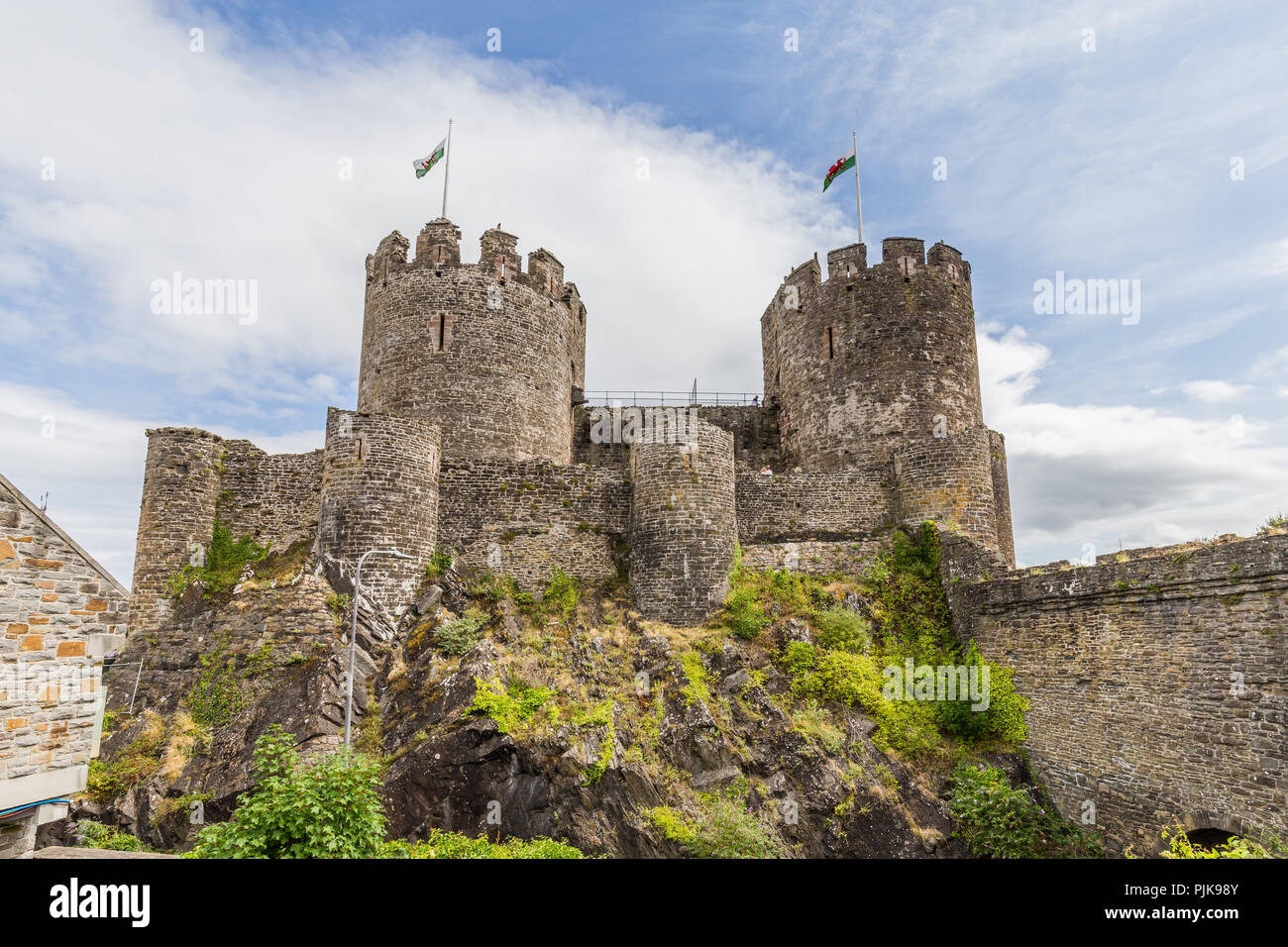 Conwy castle, wales interior hi-res stock photography and images - Alamy