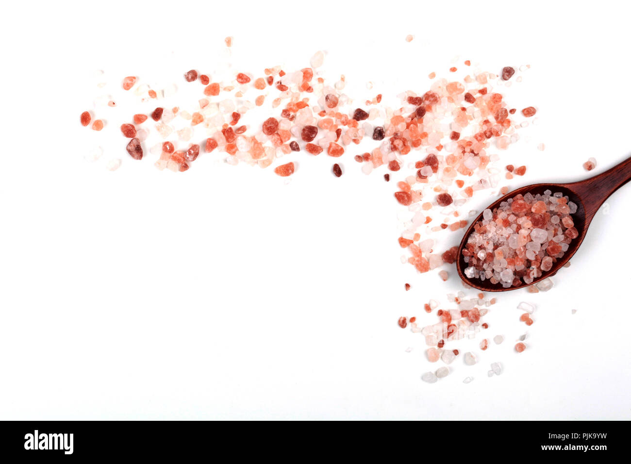 Himalayan Salt Cristal Frame Isolated On White Background Stock Photo ...