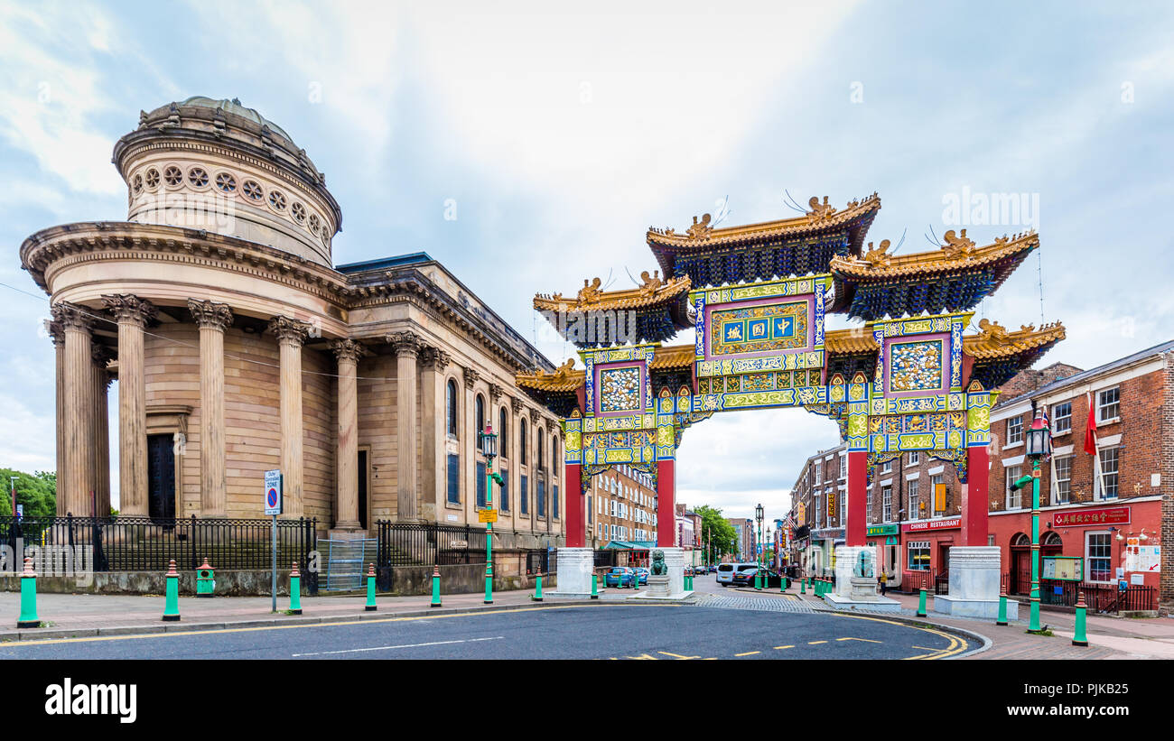 Liverpool chinatown nelson street hi-res stock photography and images ...