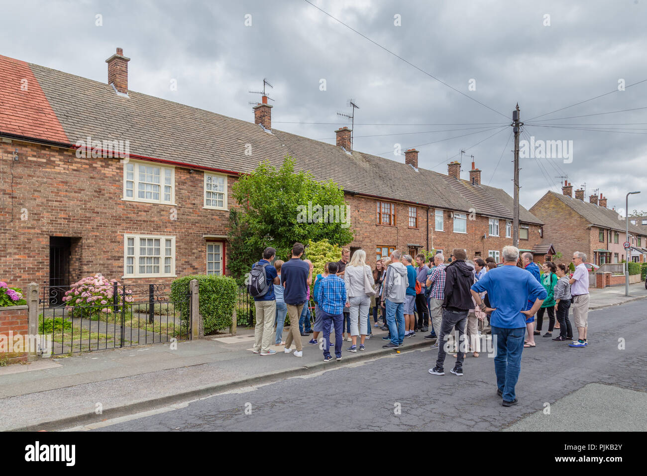 Childhood home of George Harrison in Liverpool Stock Photo - Alamy