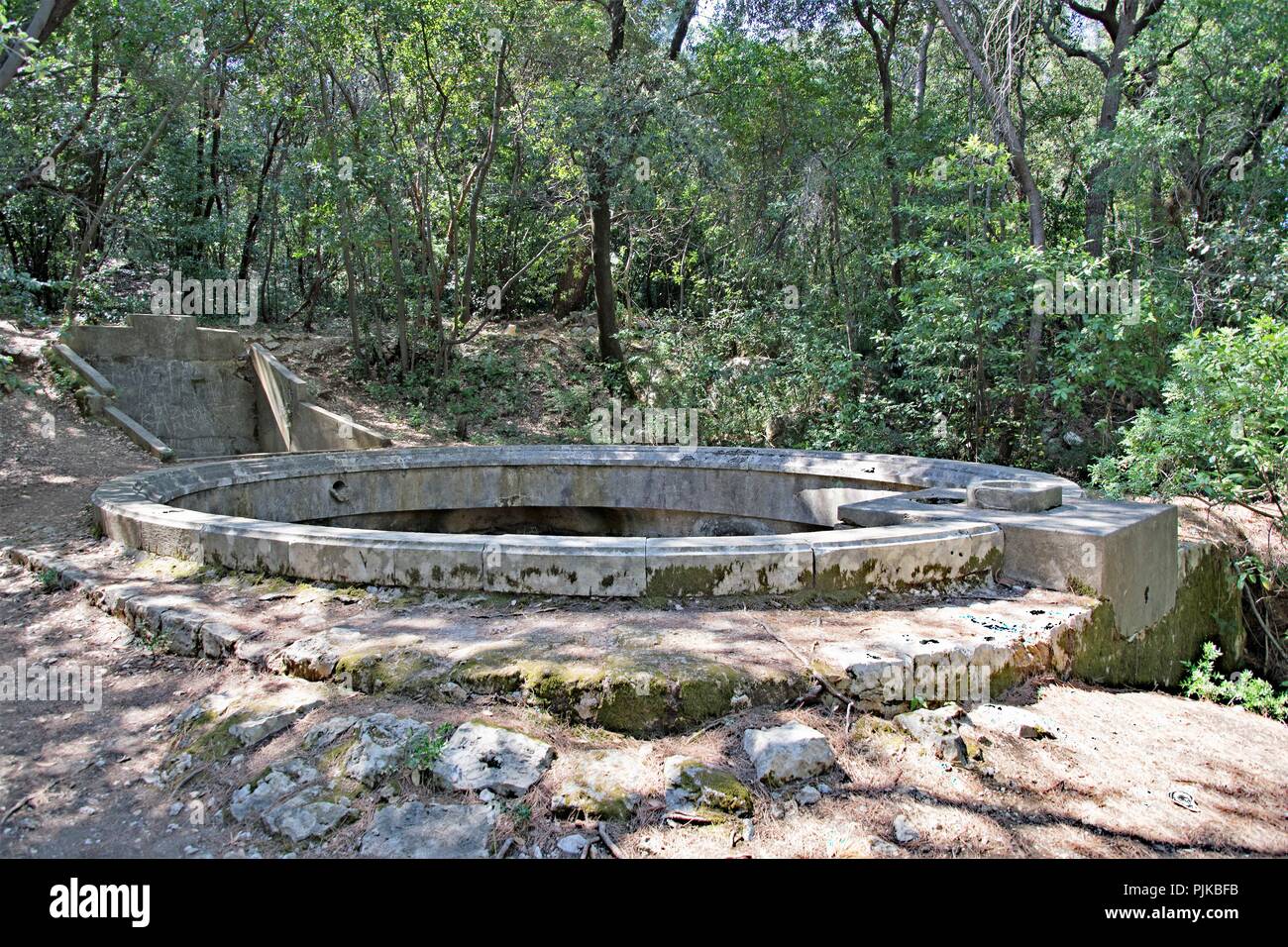 Charlotte's Well on Lokrum Island, Dubrovnik, Croatia Stock Photo - Alamy