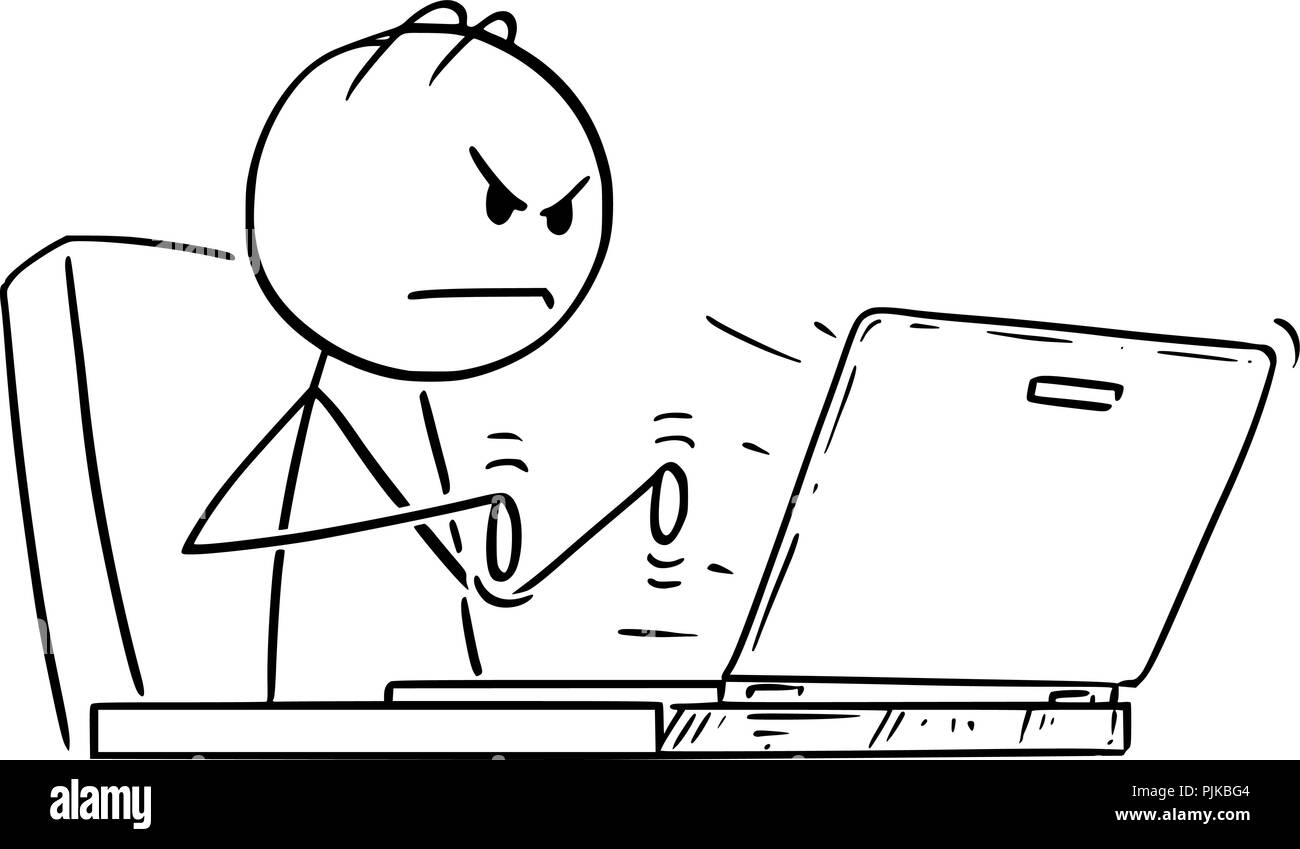 Stickman Angry High Resolution Stock Photography and Images - Alamy