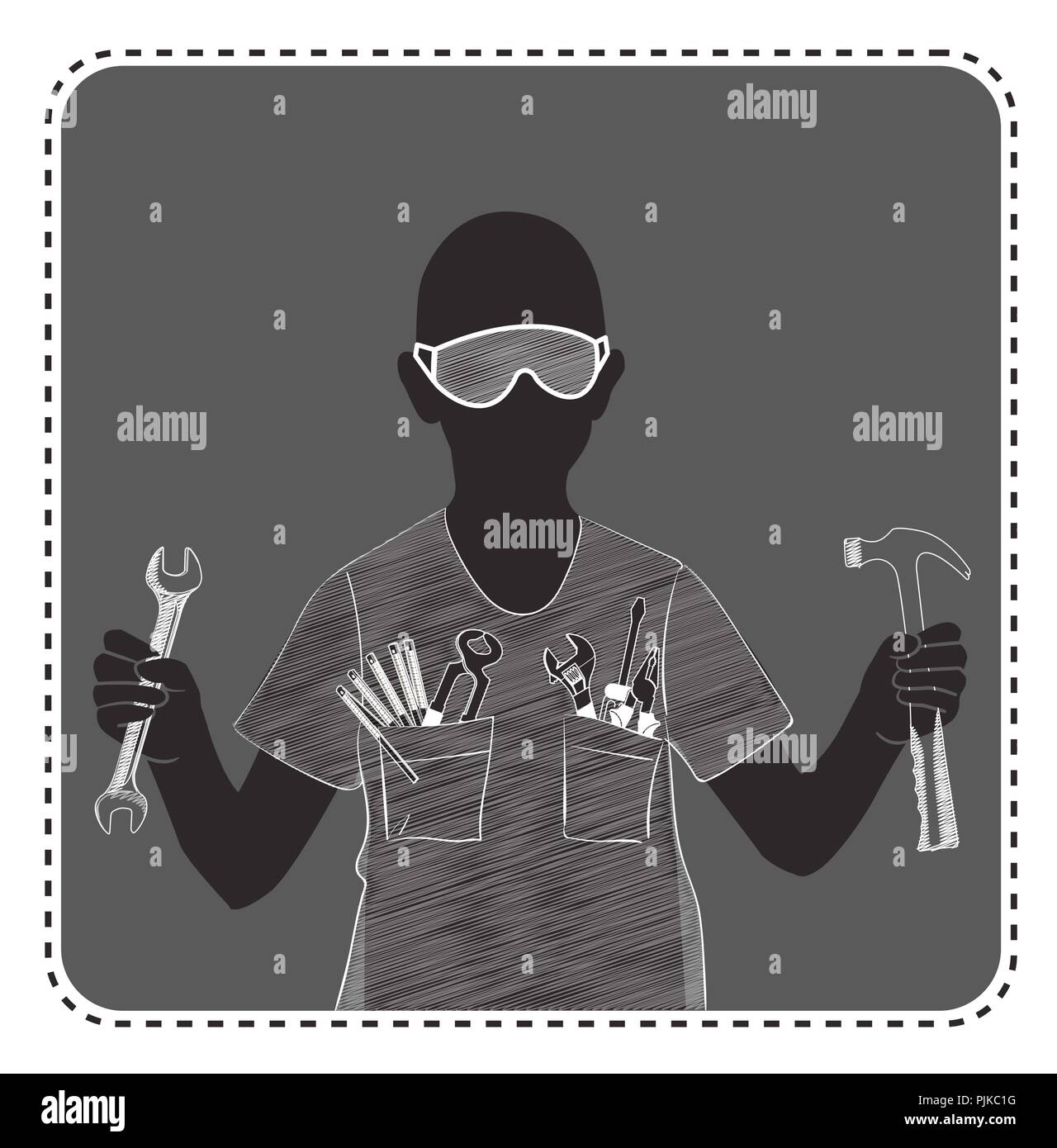 Anonymous boy Stock Vector Images - Alamy