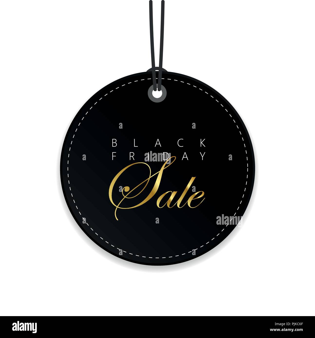 Black sale banner golden Stock Vector Images - Alamy