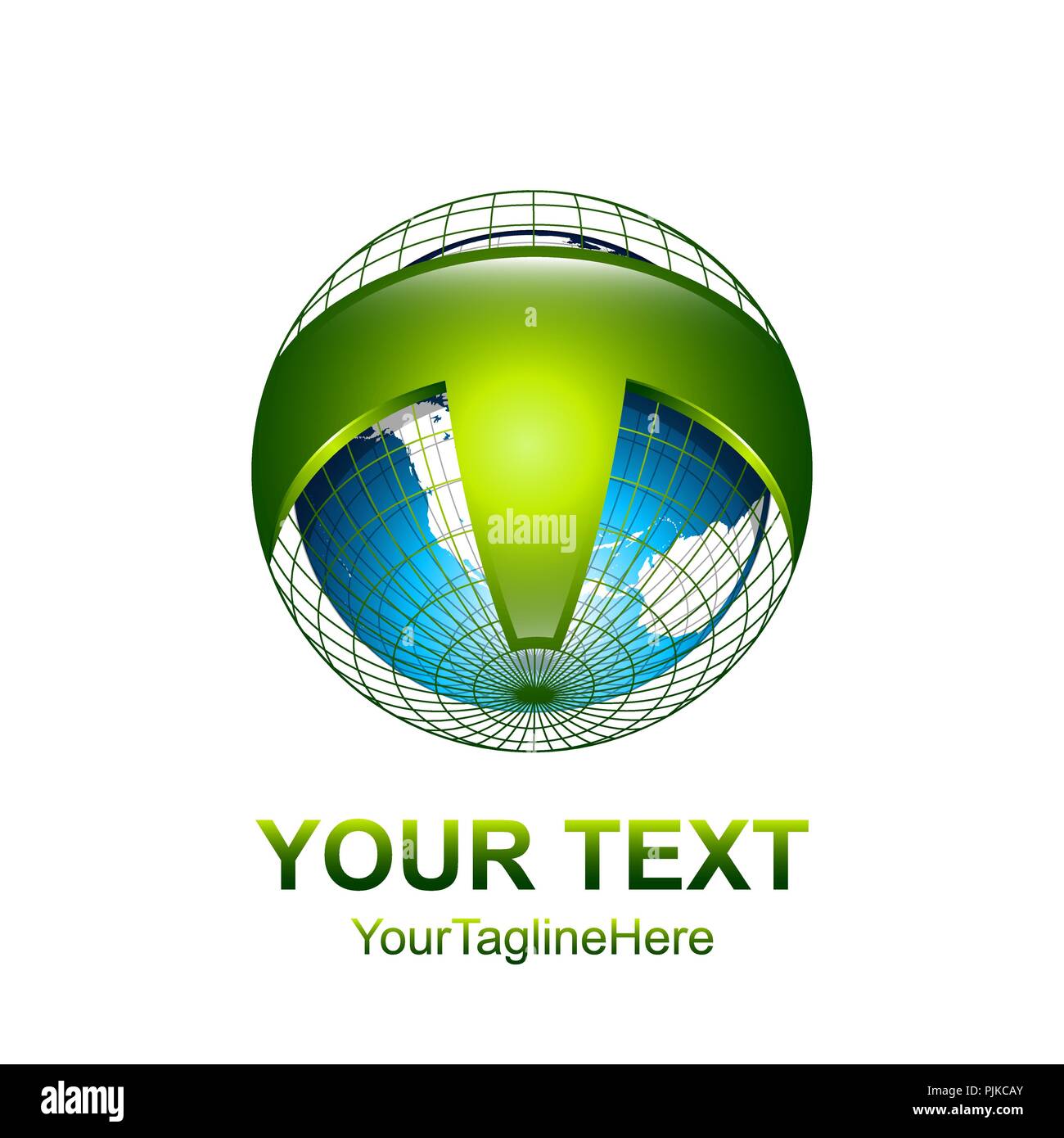 Colorful Globe Company Logo