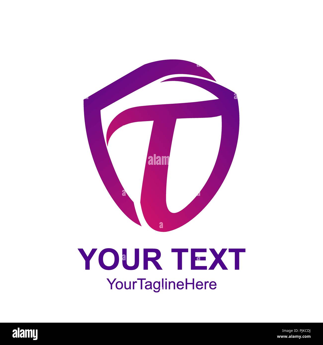 Letter t shield hi-res stock photography and images - Alamy