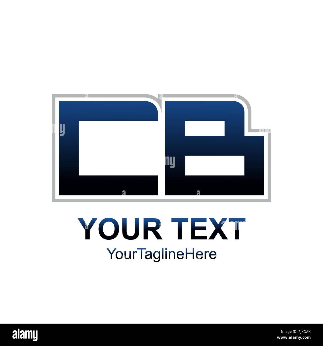 Cb logo design hi-res stock photography and images - Alamy