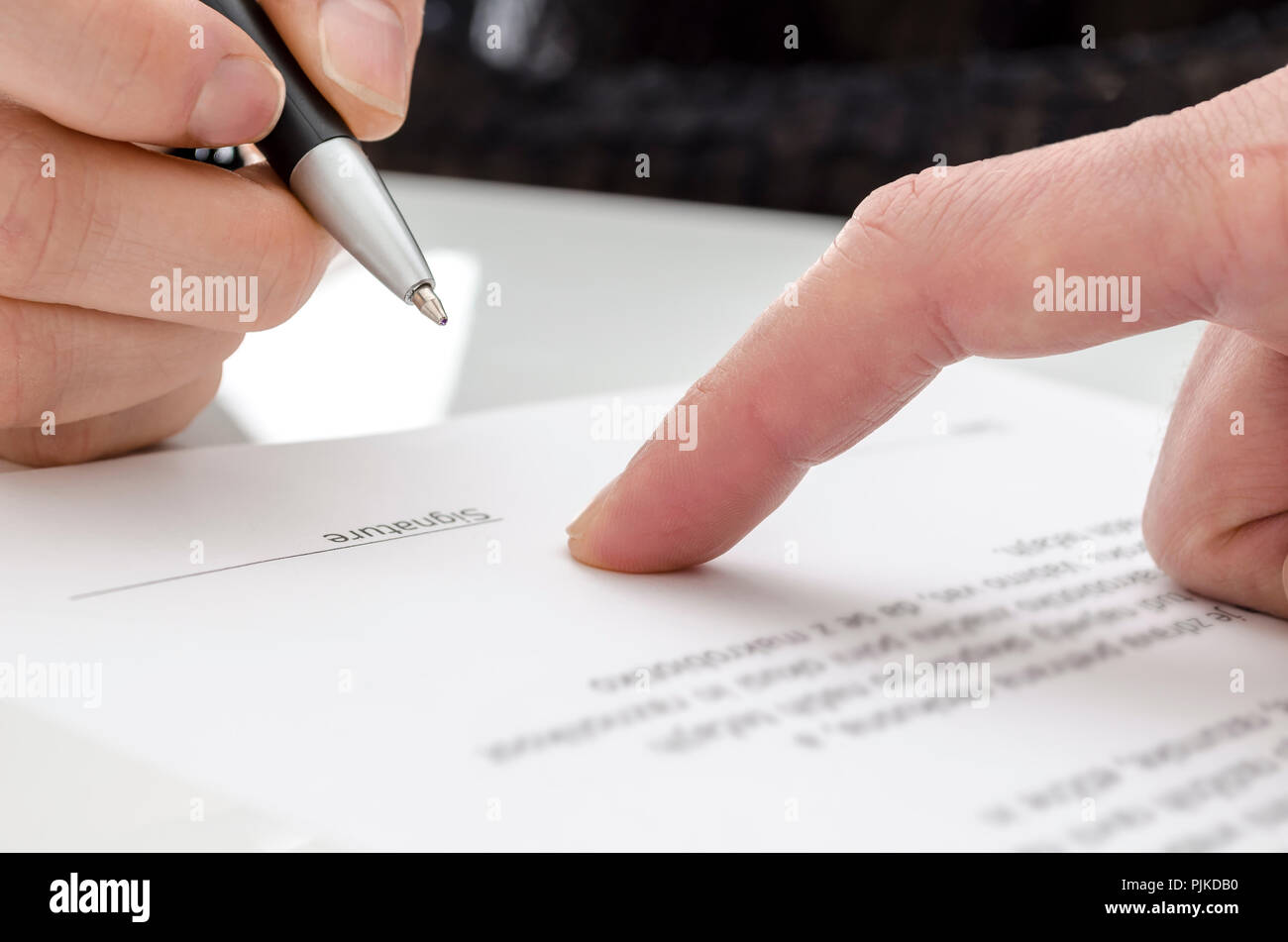 Couple filling form paper hi-res stock photography and images - Alamy