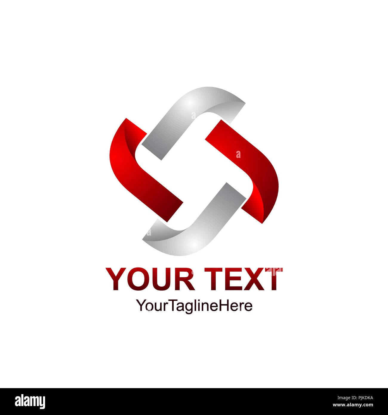 Abstract 3d logo,elegant modern geometric business corporate emblem ...