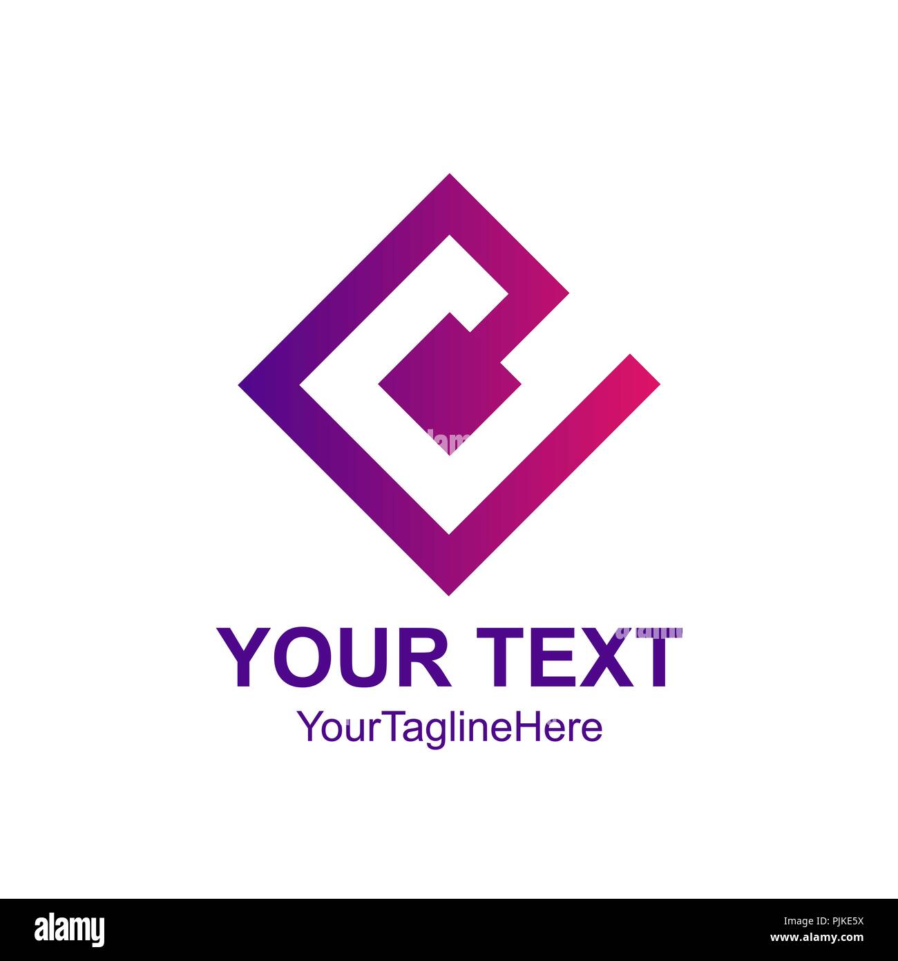 Square letter C logo design template element Stock Vector Image & Art ...