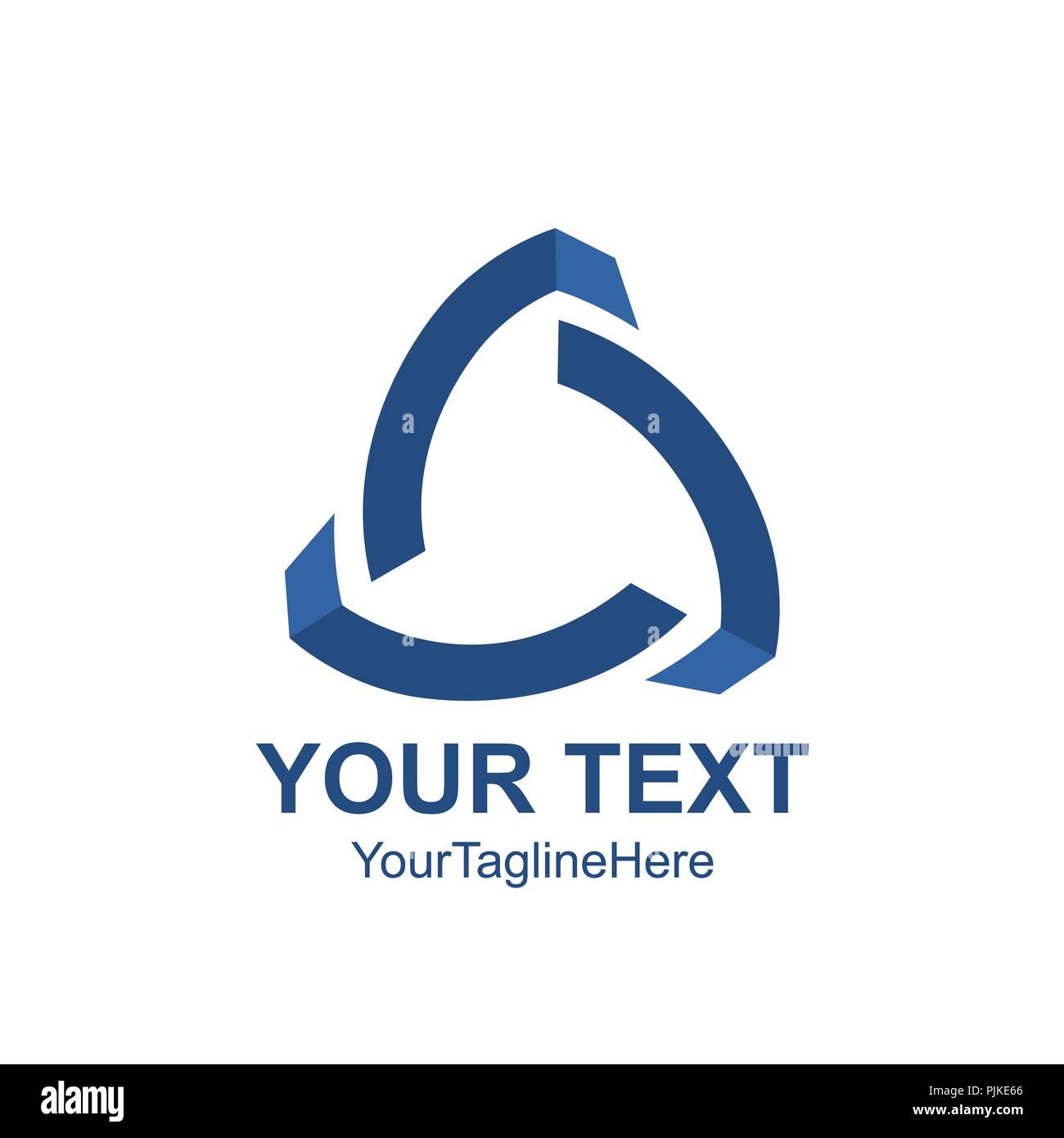 Abstract Triangle logo design template element Stock Vector Image & Art ...