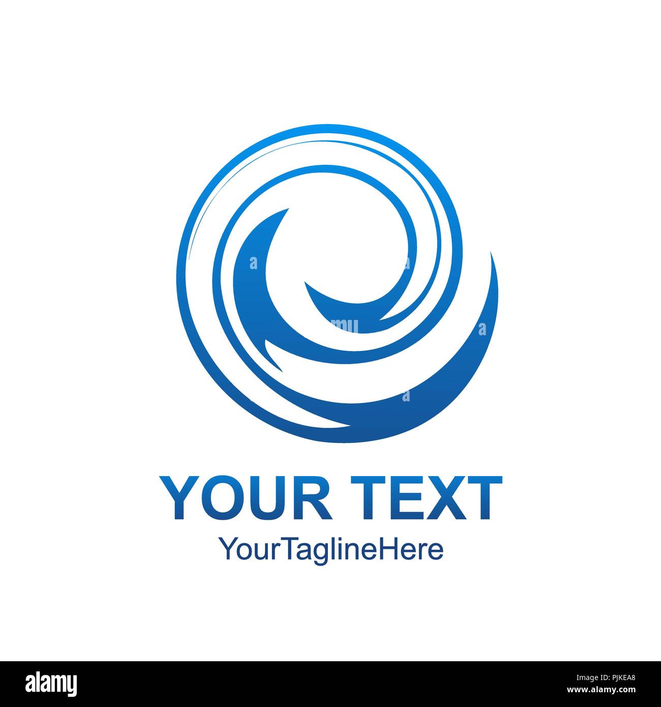 Creative abstract rotate vector logo design template element. Colored ...