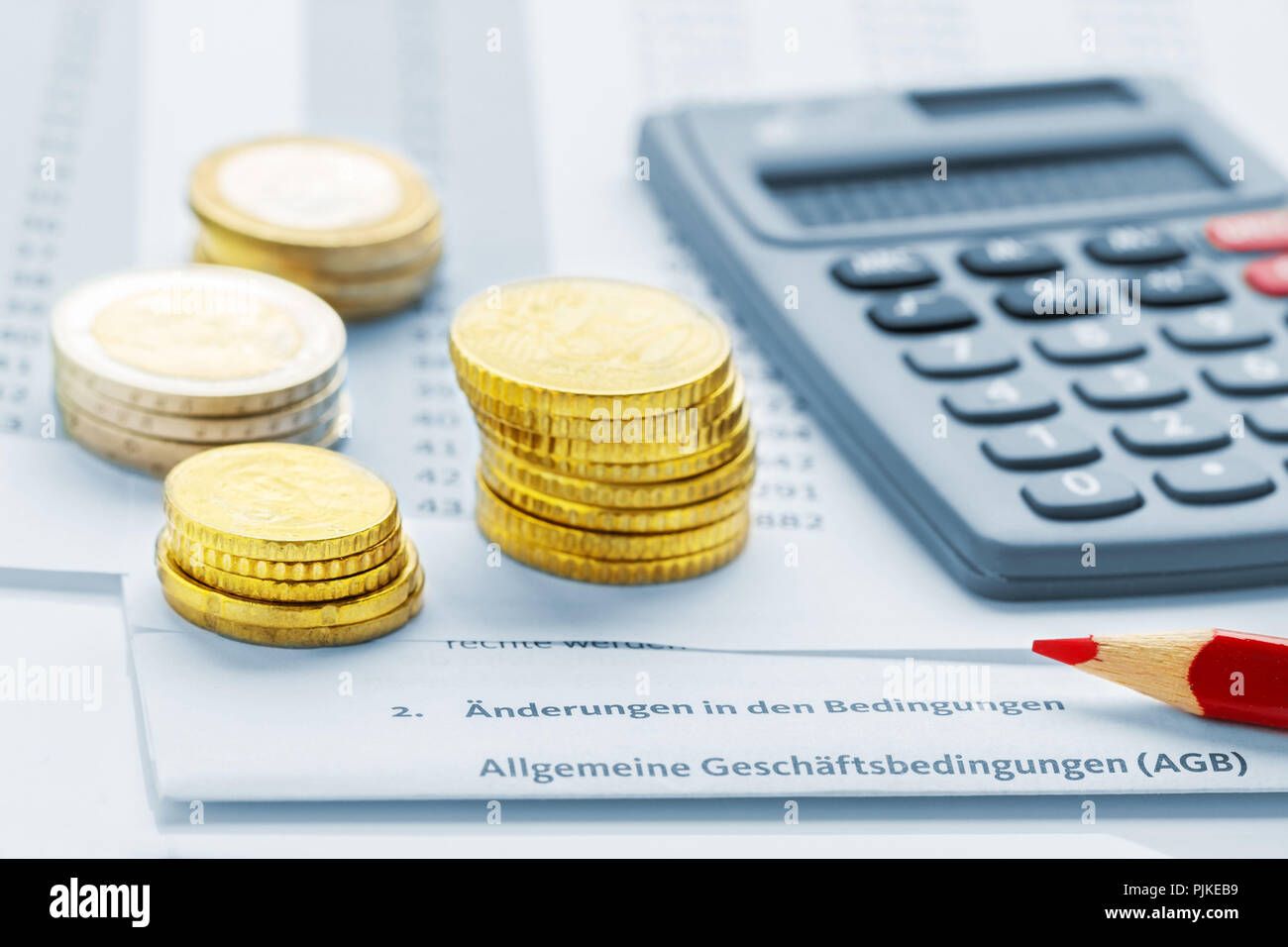 Reading Terms and Conditions, changes Stock Photo - Alamy