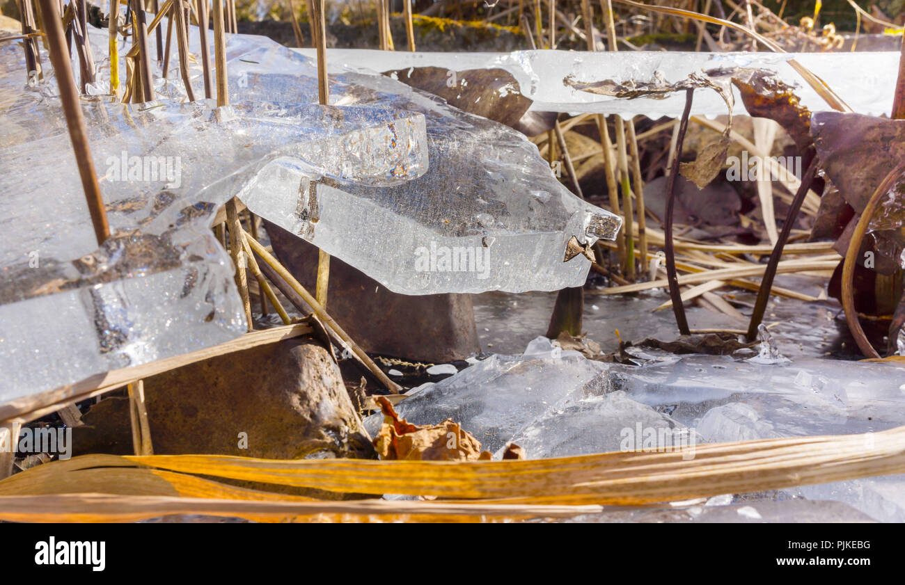 Broken ice pond hi-res stock photography and images - Alamy