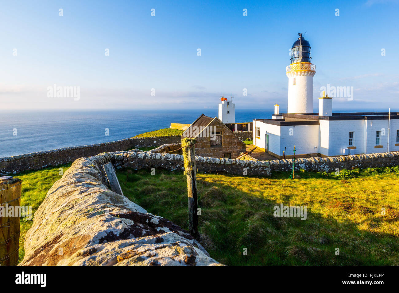 Dunnet Head Lighthouse near Brough Stock Photo - Alamy