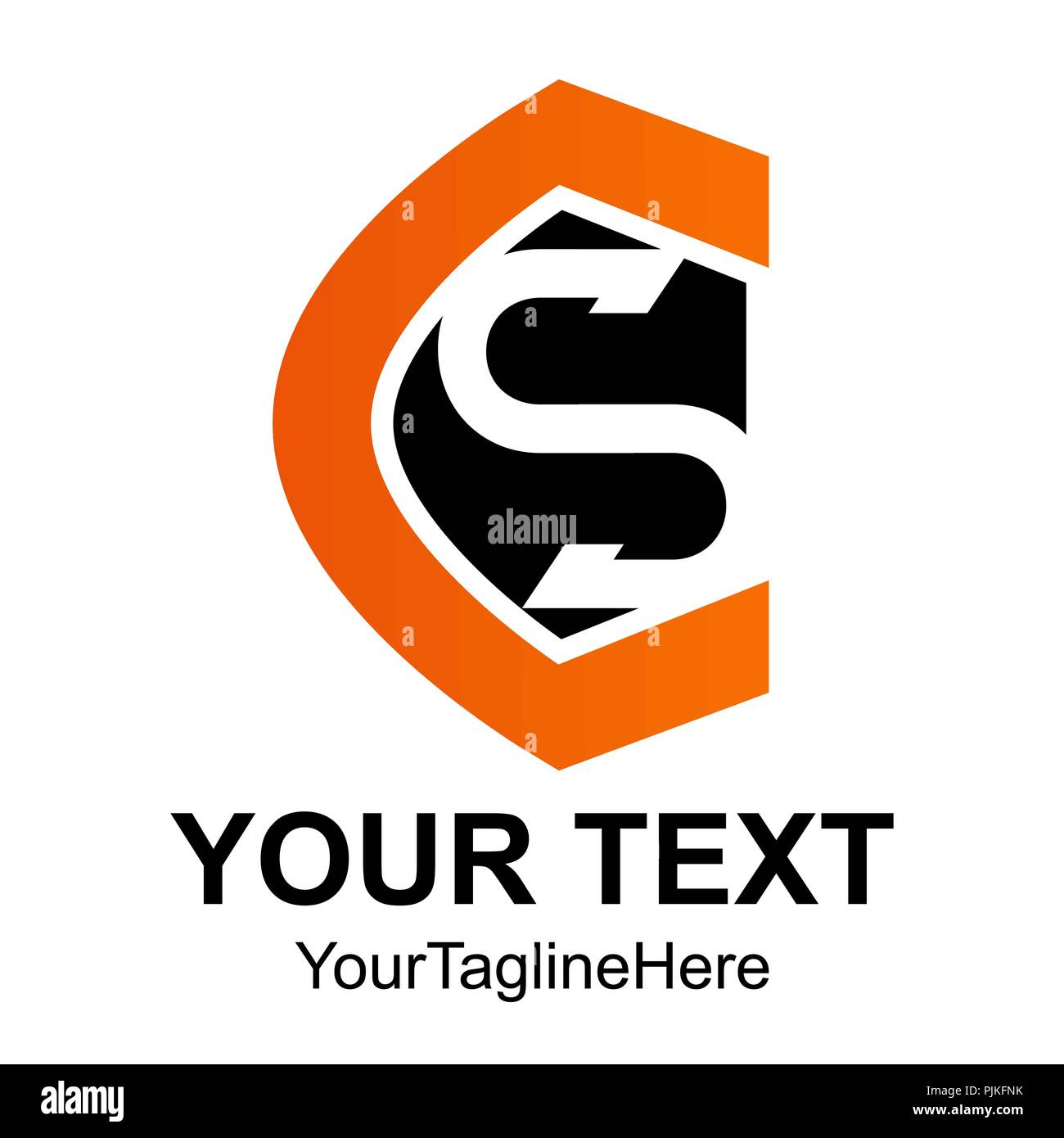 Initial letter CS logo design template element for business and company ...