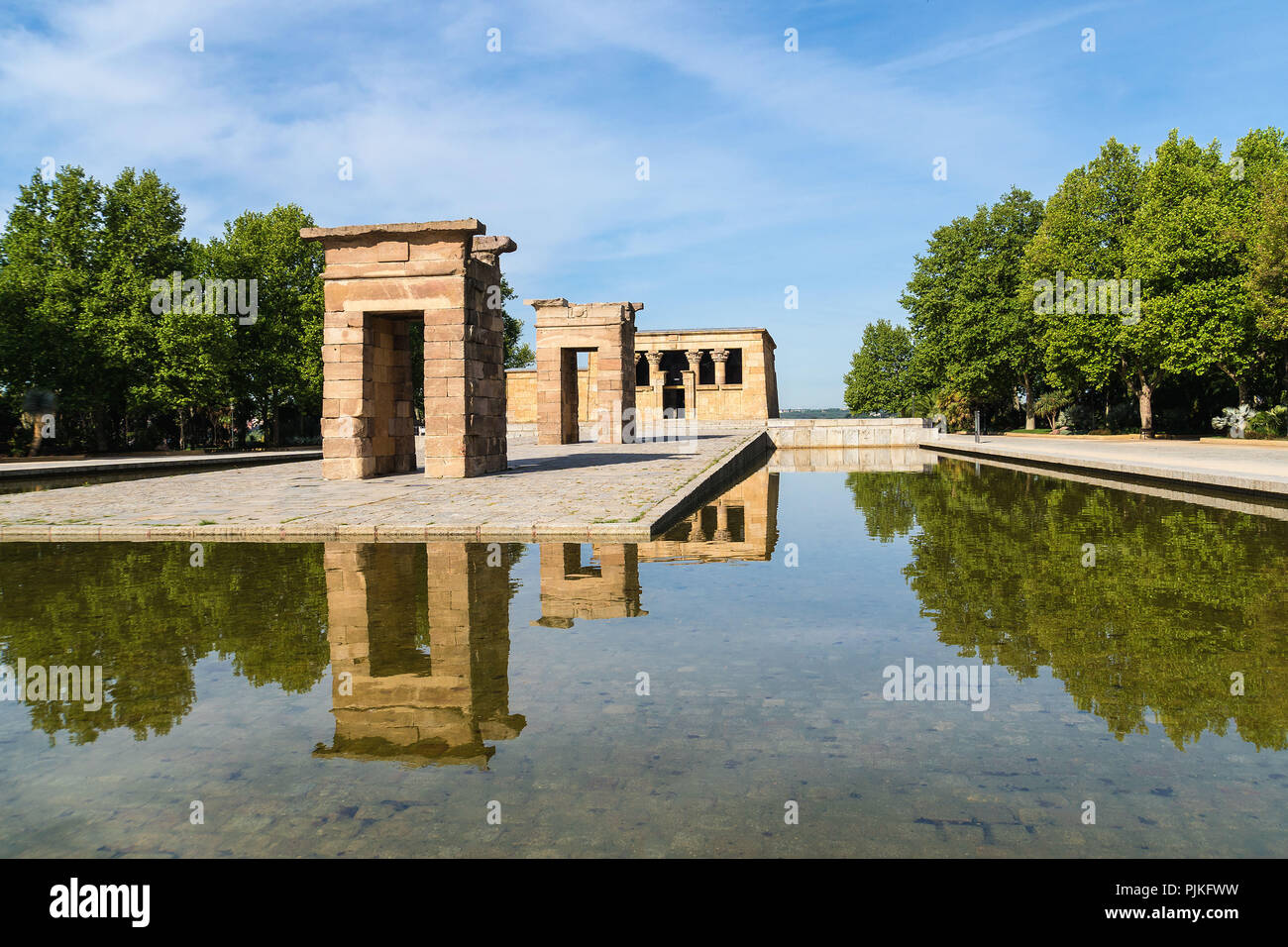 Madrid, Temple of Debod Stock Photo - Alamy