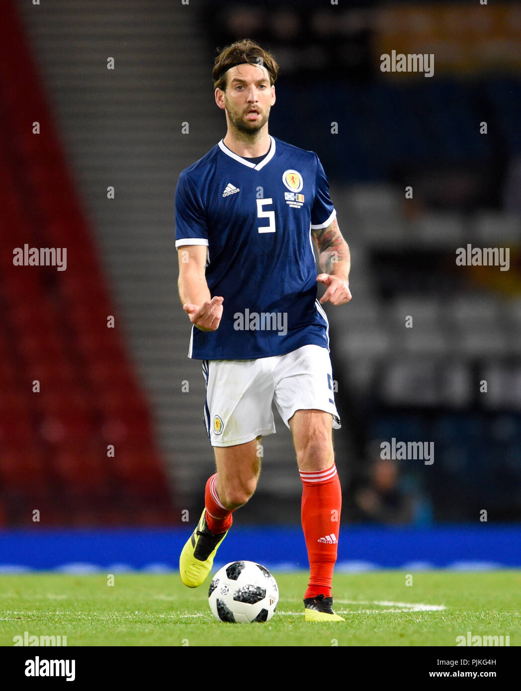 Scotland's Charlie Mulgrew during the International Friendly at Hampden ...