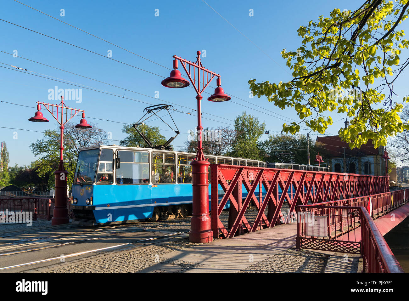 Tram at most piaskowy sand hi-res stock photography and images - Alamy