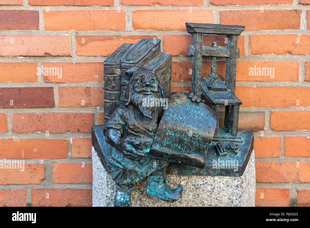 Poland, Wroclaw, Wroclaw's dwarfs, former symbol of resistance, book ...