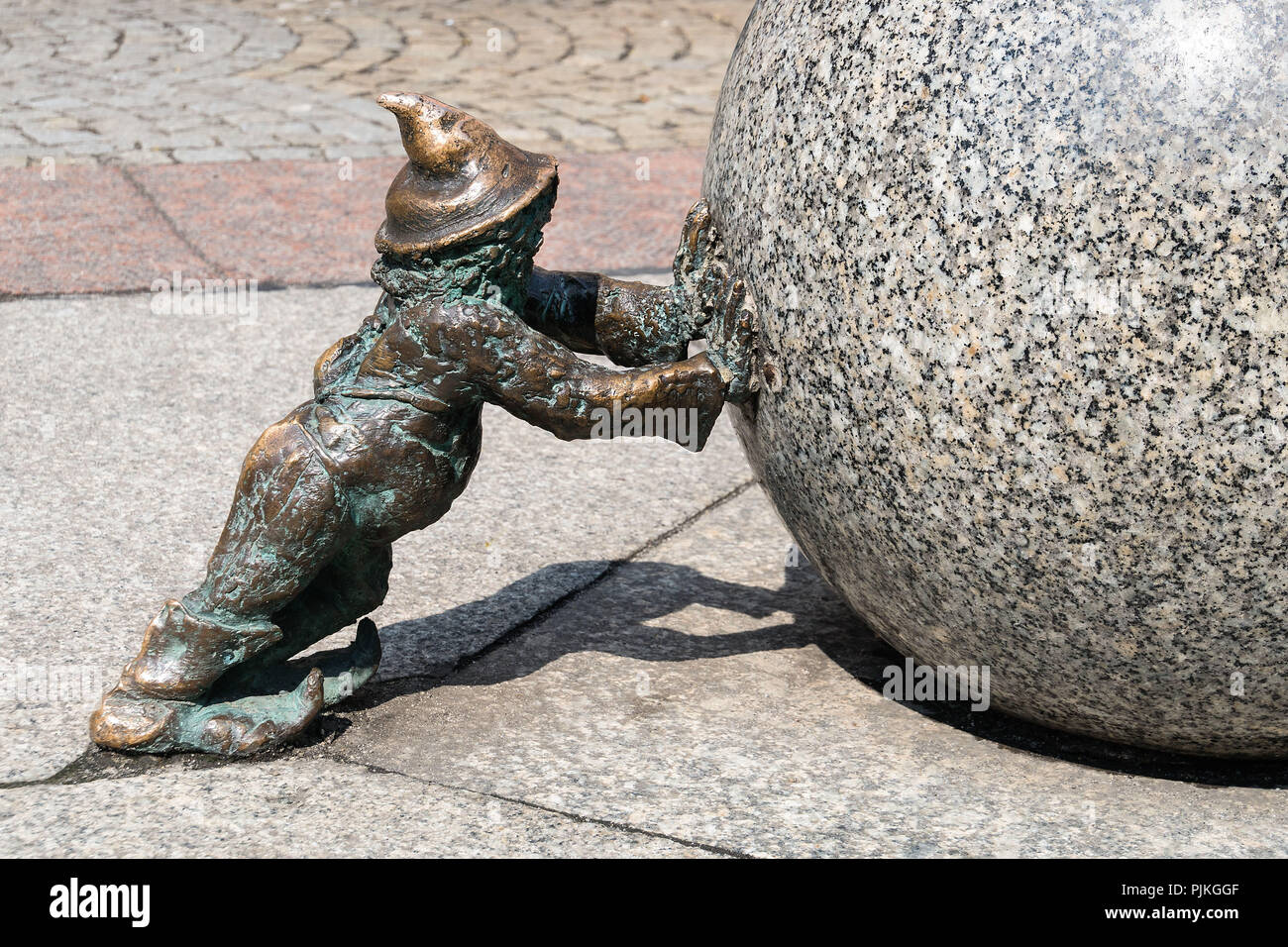 Poland, Wroclaw, Wroclaw's dwarfs, former symbol of resistance ...