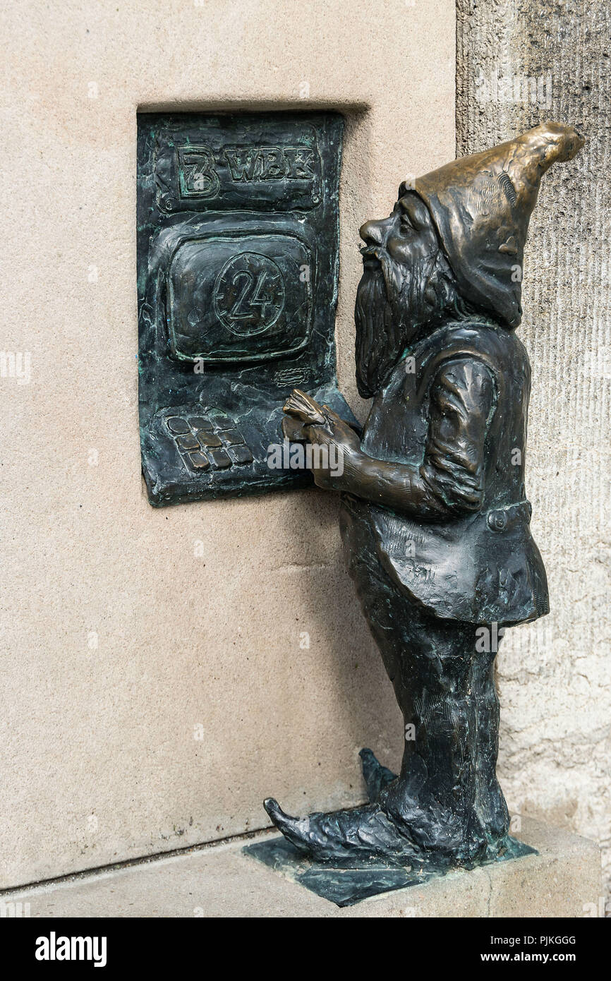 Poland, Wroclaw, Wroclaw's dwarfs, former symbol of resistance, dwarf ...