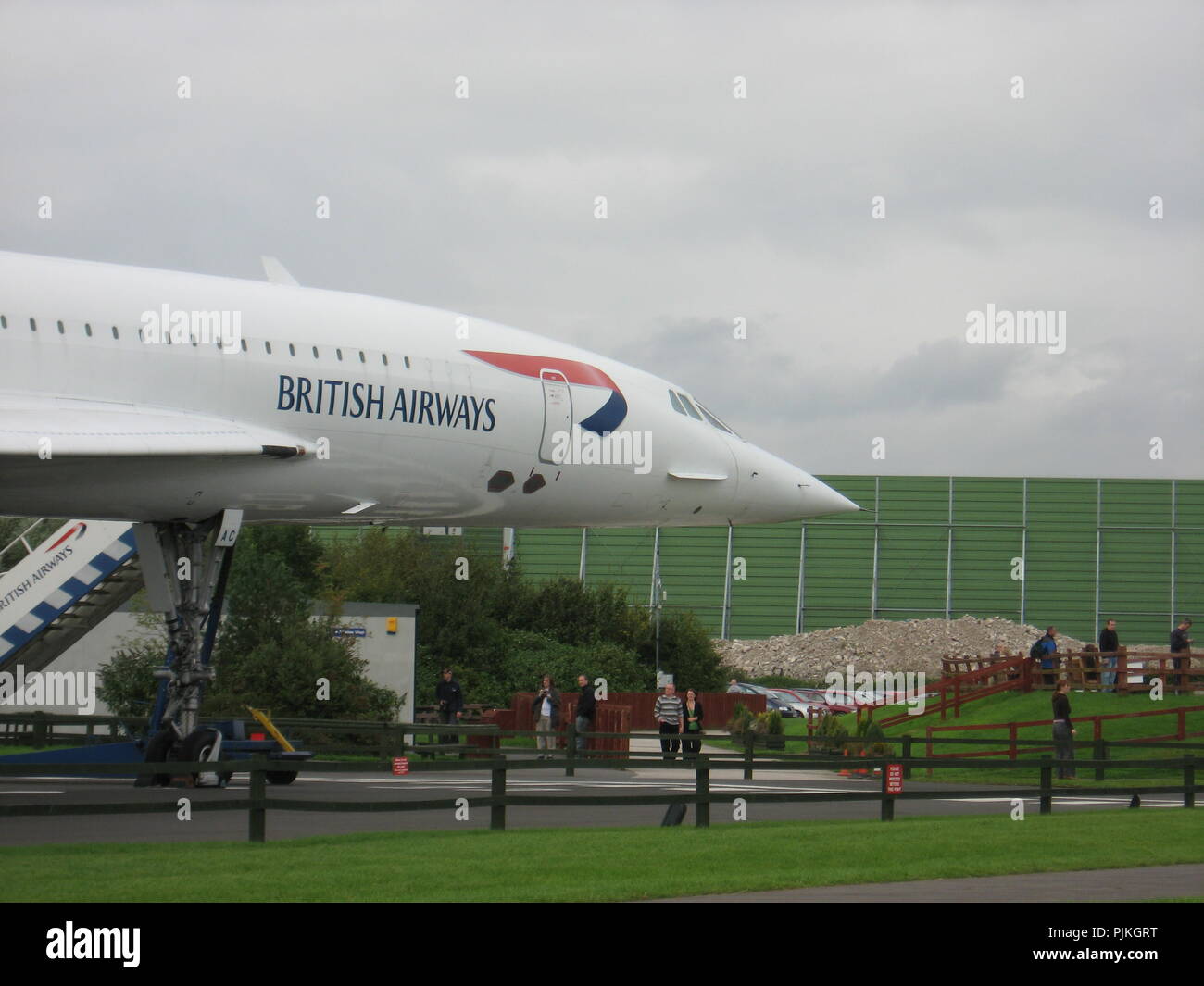 Concorde at Manchester Airport viewing park Stock Photo - Alamy