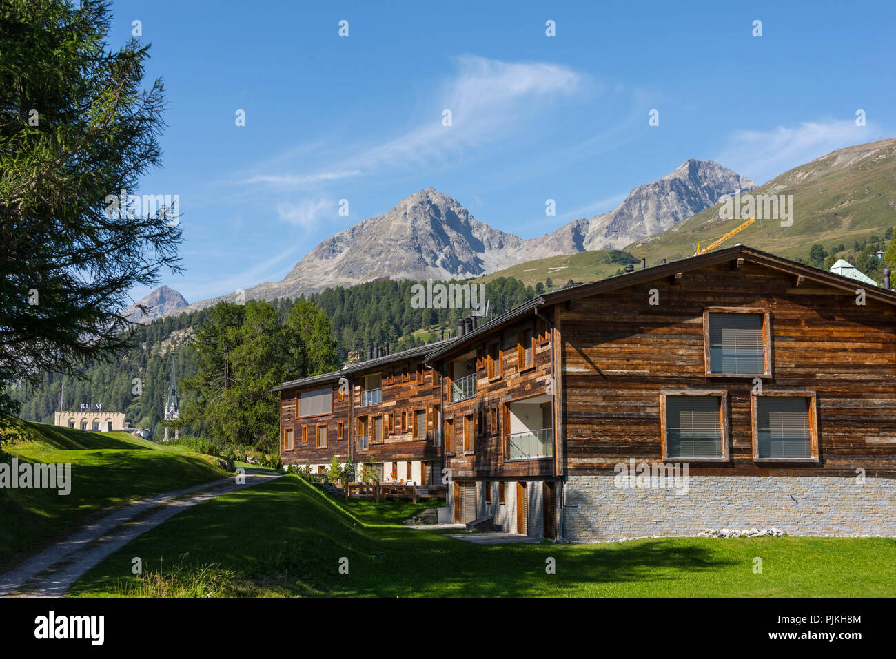 St moritz summer houses hi-res stock photography and images - Alamy