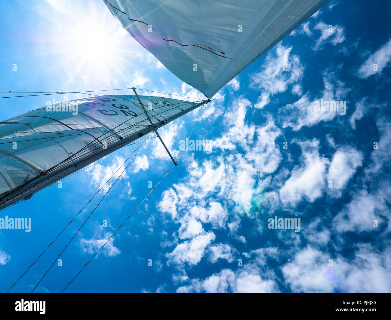 Sail in the sun Stock Photo - Alamy