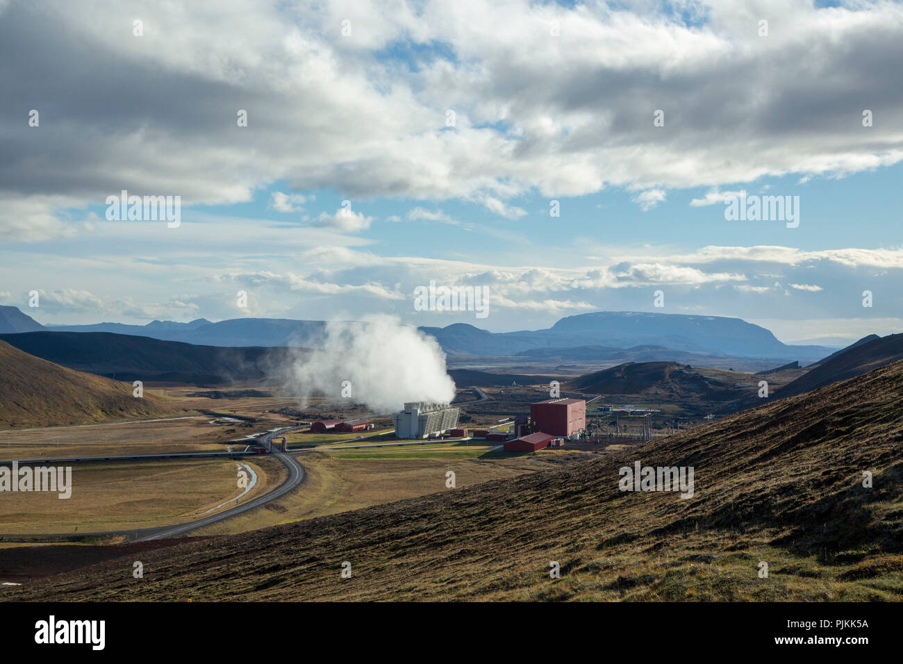 Iceland, Geothermal Power Station, Krafla Stock Photo - Alamy