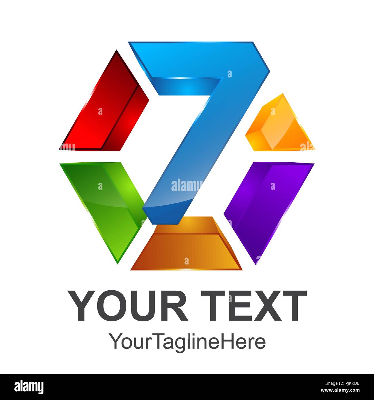 3d rendering white letter red Stock Vector Images - Alamy